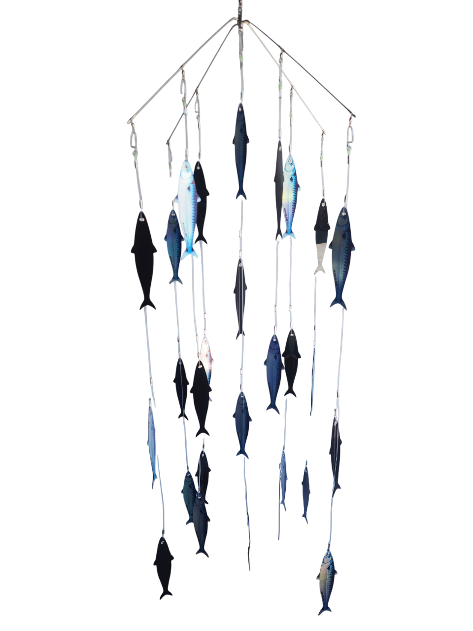 4-arm Dredge Teaser - Blue Mackerel – Angler Tackle